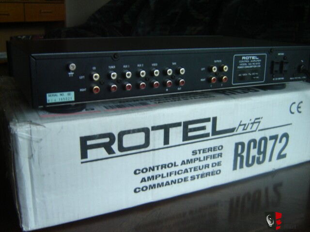 Rotel RC972 Remote Control Pre-Amplifier - Impressive THD .004% with ...