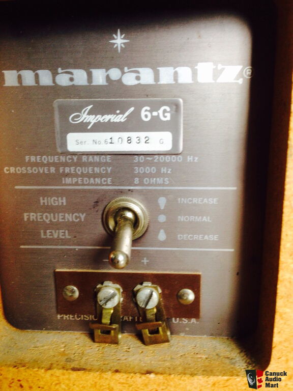 Marantz Imperial 6-G Speakers Photo #1028673 - US Audio Mart