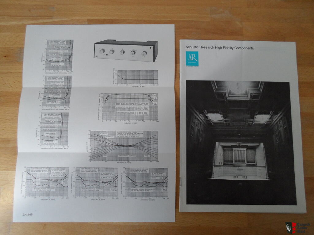 Vintage AR ( Acoustic Research ) STEREO Amplifier and TUNER Photo ...