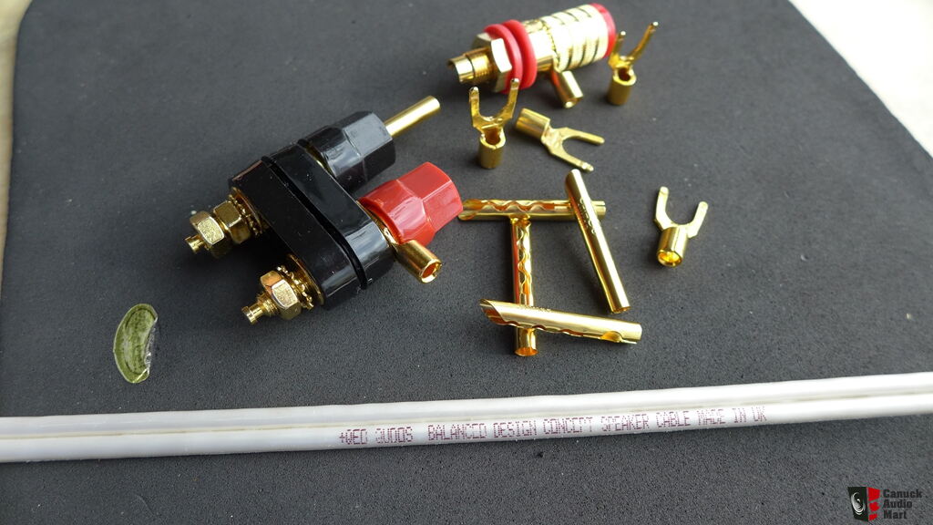 Last set QED Qudos Balanced Design Concept Speaker jumpers( soldered ...