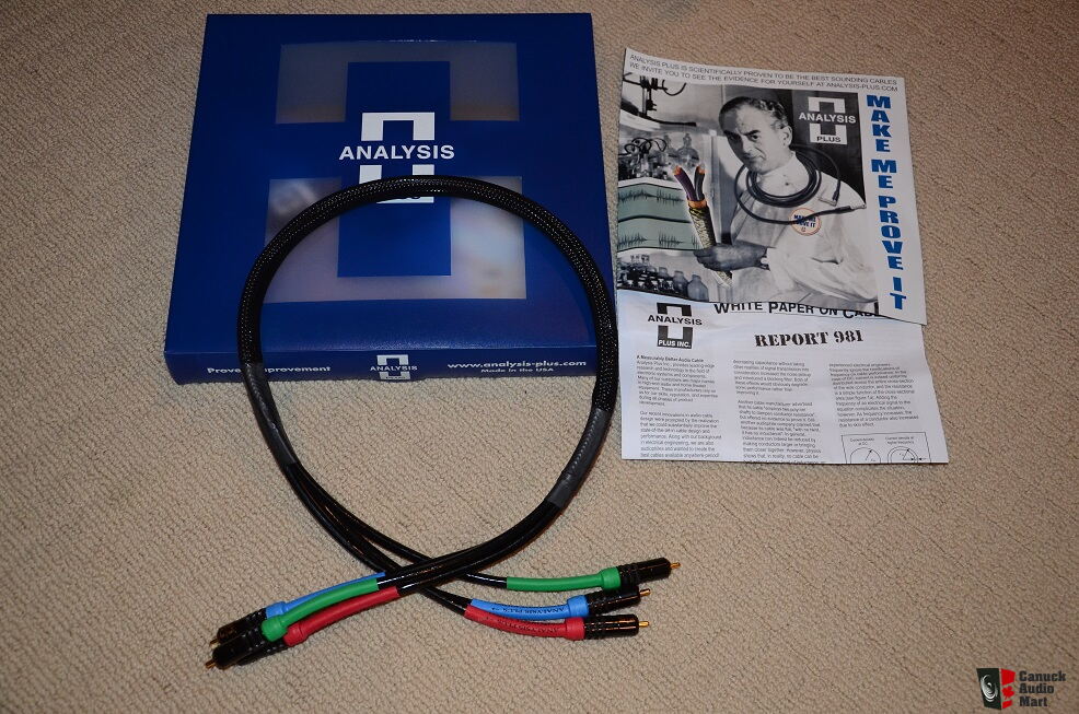 Analysis Plus Inc. Component Oval Reference Video Interconnect - Price ...