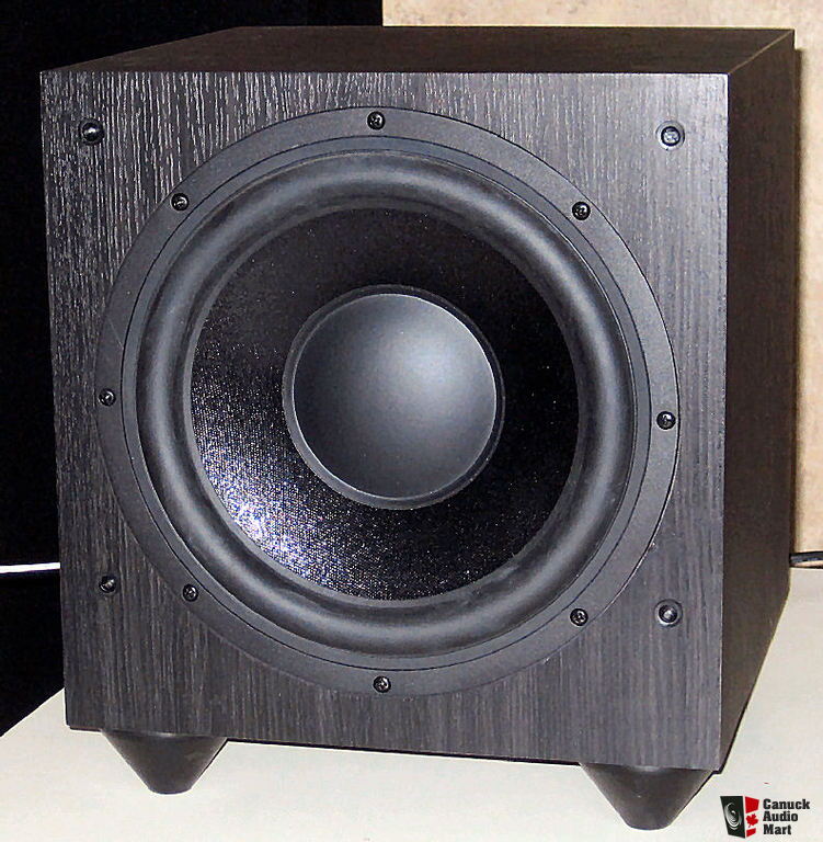 Mission MS-8 Active 8" Subwoofer Front Firing Driver, Down-Firing Ports ...