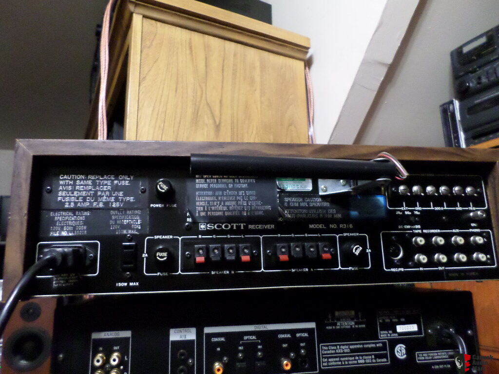 scott R 316 Receiver SILVER FACE Photo #1072087 - Canuck Audio Mart