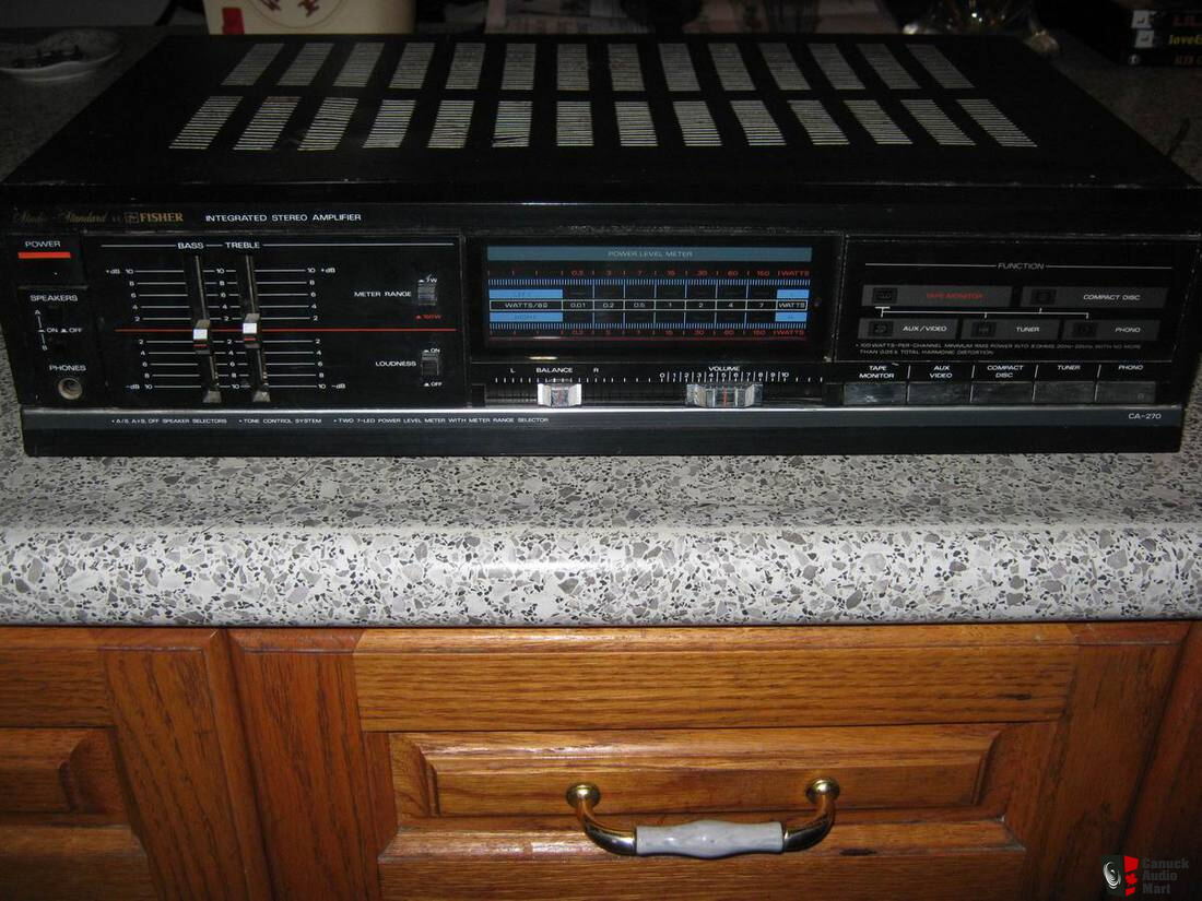 Vintage Fisher CA270 amplifier AS IS For Sale - Canuck Audio Mart