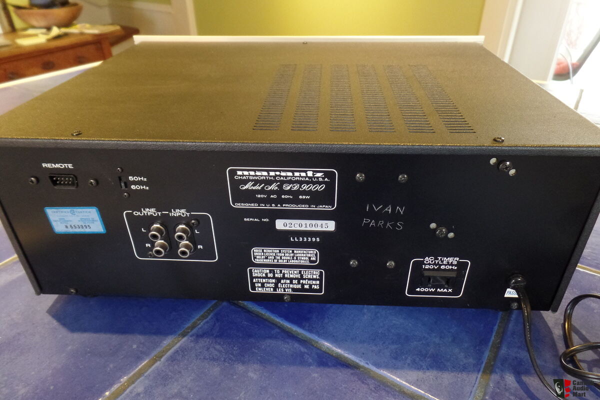 Marantz Two Speed Cassette Recorder SD-9000 Dolby Very Nice !! Photo ...