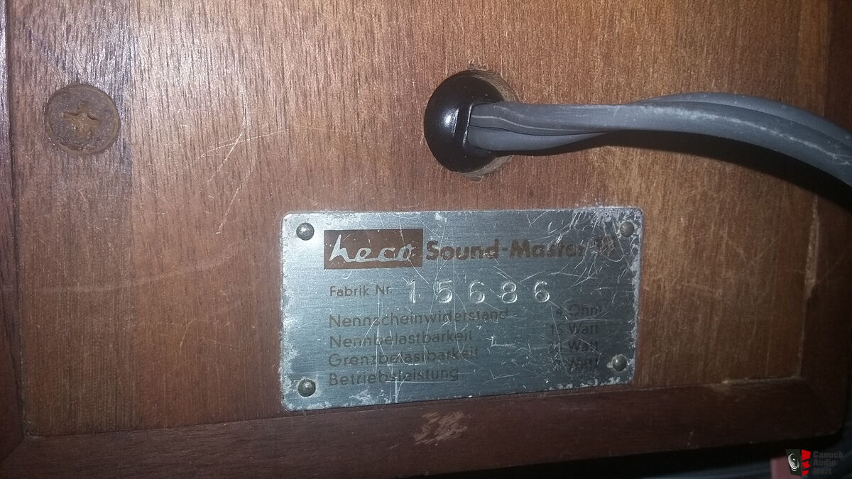 Heco sound master 15 mini speakers Photo #1077292 - Canuck Audio Mart
