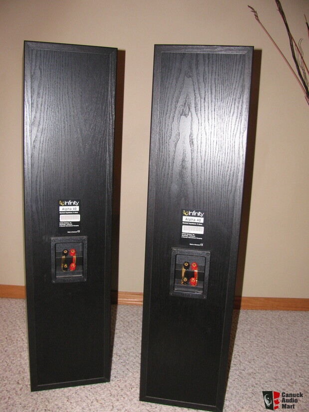 Infinity Alpha 40 Floorsatnding Speakers Photo #1086888 - Canuck Audio Mart
