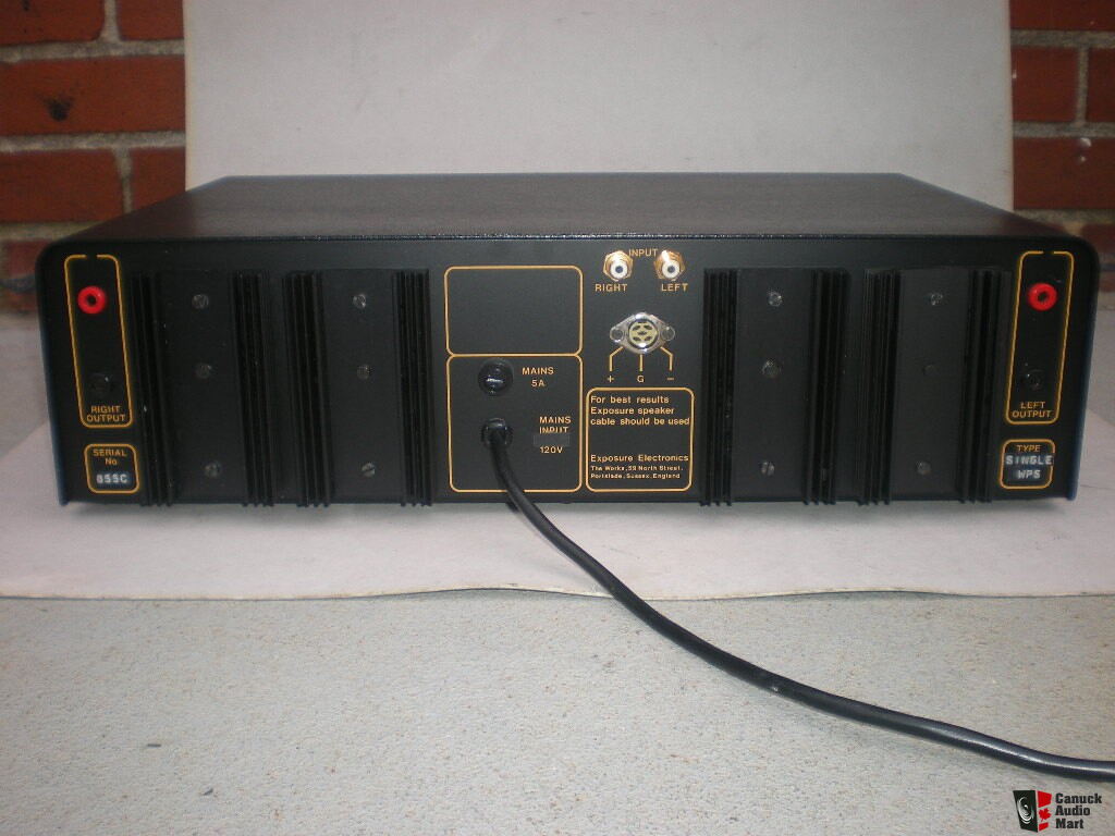 EXPOSURE 4 POWER AMPLIFIER 70 WATT CHANNELS Photo #109632 - Canuck ...