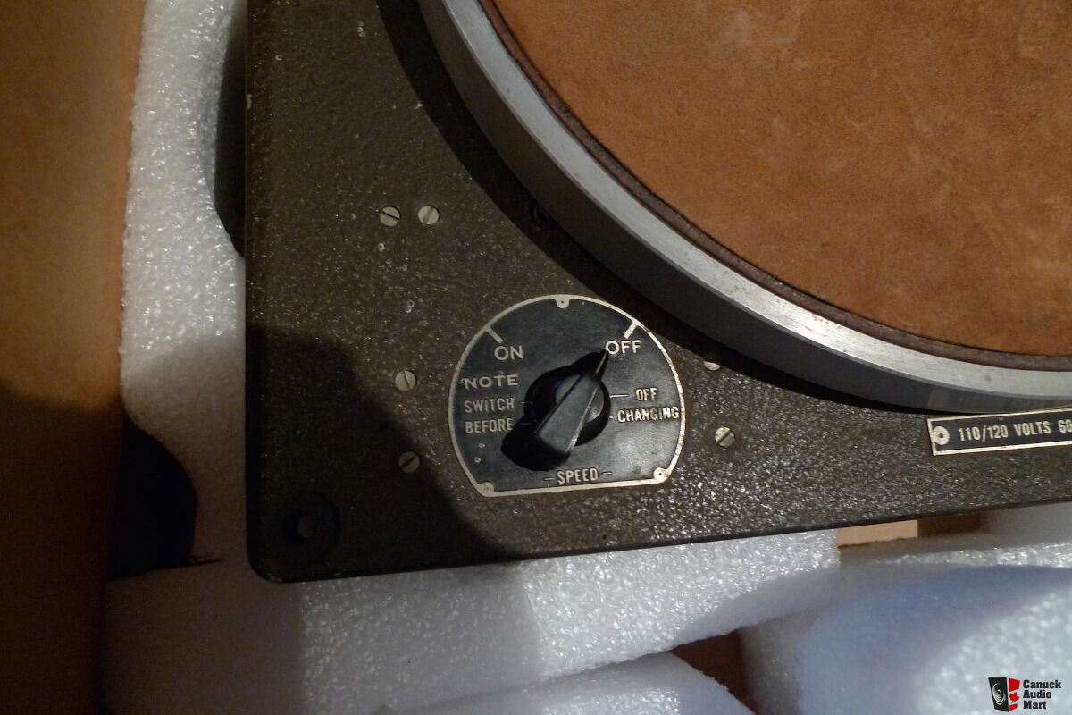 RARE turntable connoisseur AR sugden 1950+ tonearm general electric A1 ...