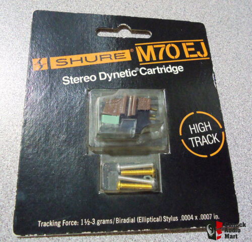 New Vintage Shure M70EJ High Track stereo MM Cartridge with original ...