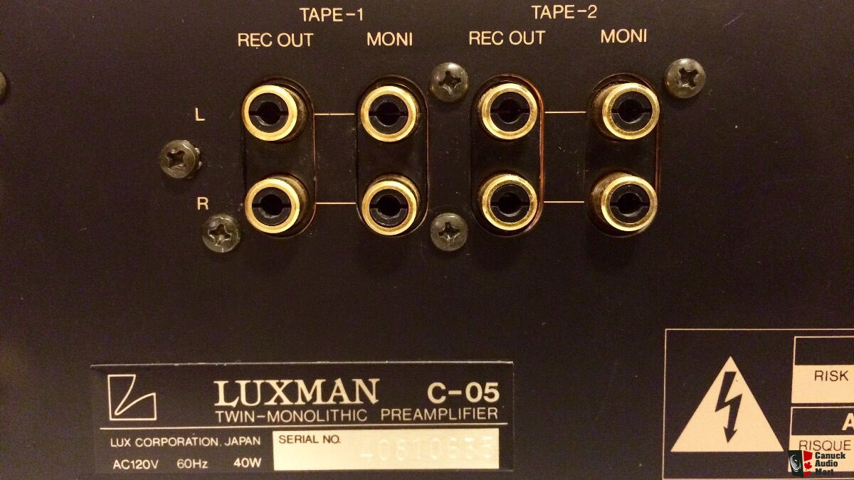 Luxman C-05 Twin-Monolithic Preamplifier SOLD Photo #1107574 - UK Audio ...