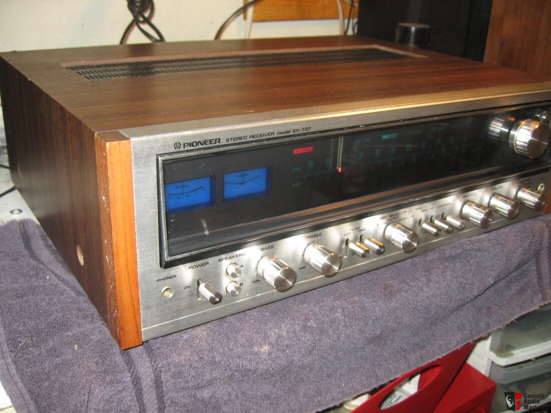 Vintage Pioneer SX-737 AM / FM Stereo Receiver-1970's Classic !! Photo ...