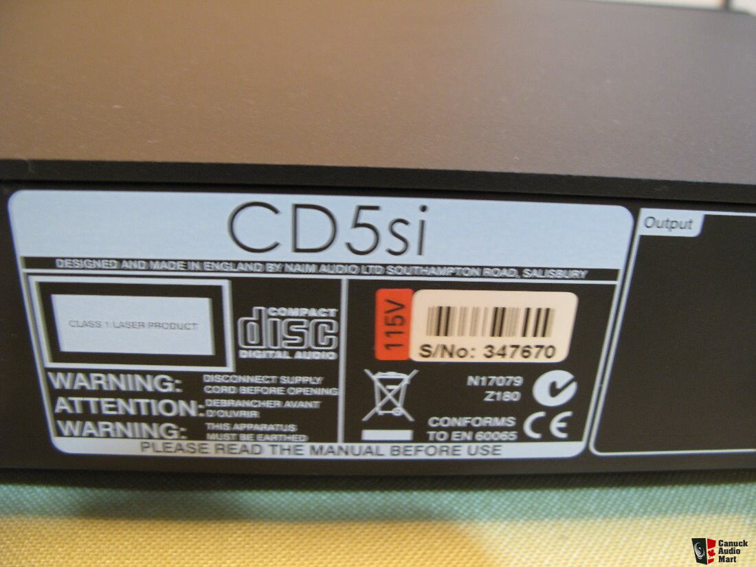 Naim CD5si CD Player Mint Photo #1110032 - US Audio Mart