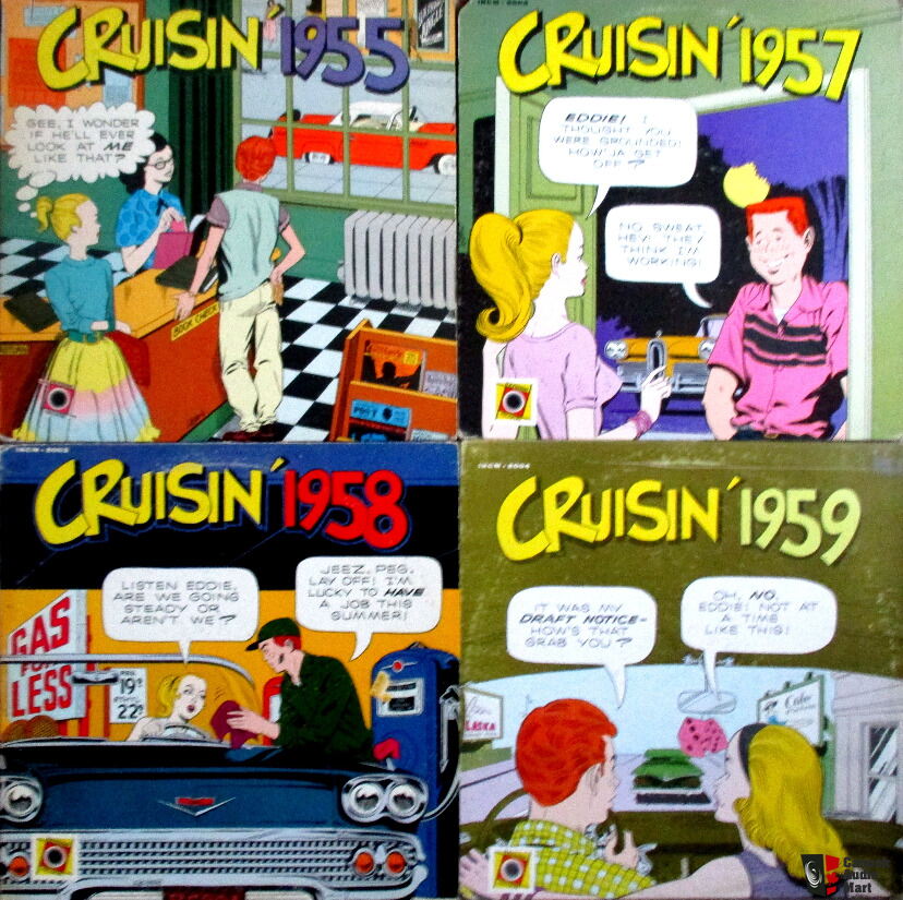 CRUISIN' 1955- 1961 History of Rock'n Roll Radio+ 7 LP Collection ...