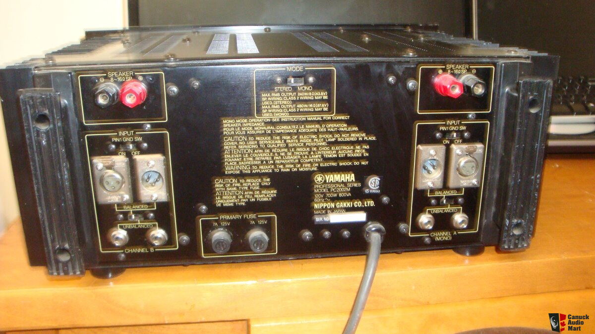 Yamaha POWER Amp PRO PC2002M (HOLD FOR GREG) Photo #1118743 - Aussie ...