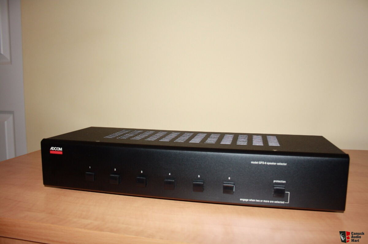 Adcom GFS-6 speaker selector with impedance protection Photo #1124324 ...