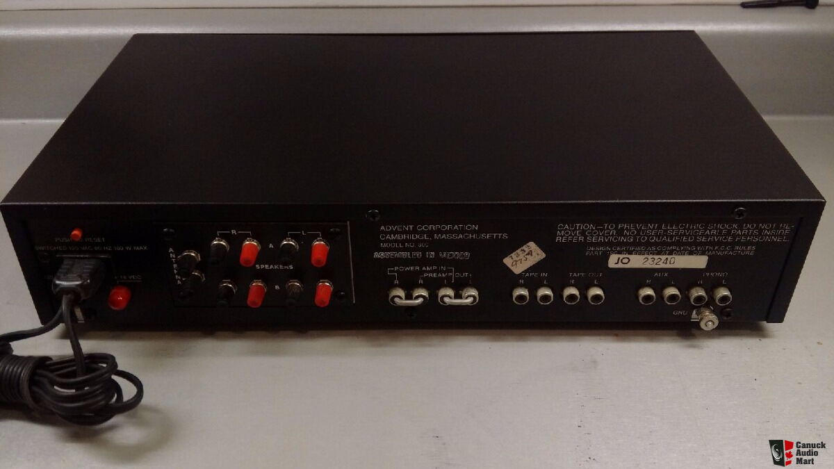 Advent Model 300 Receiver Photo #1127270 - Aussie Audio Mart
