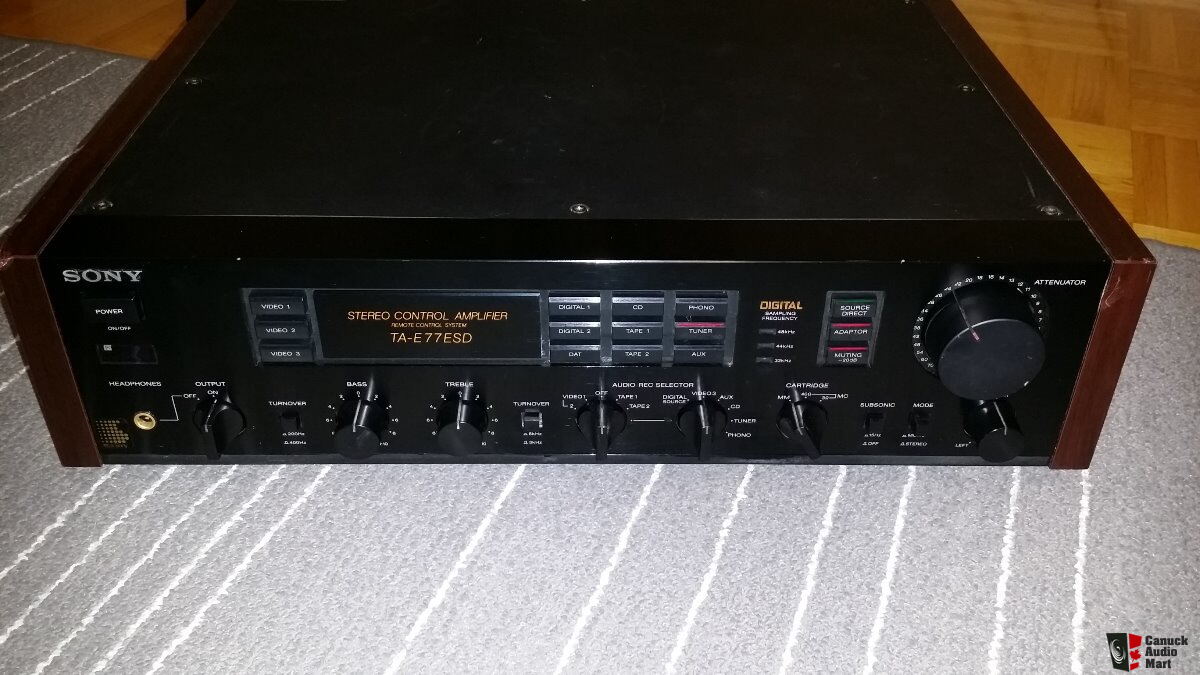 Pending Z.Z. - Sony TA-E77ESD Preamplifier Photo #1127594 - Canuck ...
