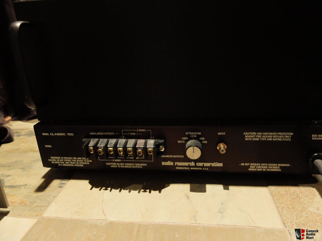 Audio Research Classic 150 Mono Bloc Amplifiers Photo #1131833 - Canuck ...