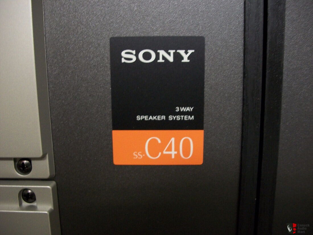 Sony SS-C40 Speakers Photo #1134280 - Canuck Audio Mart