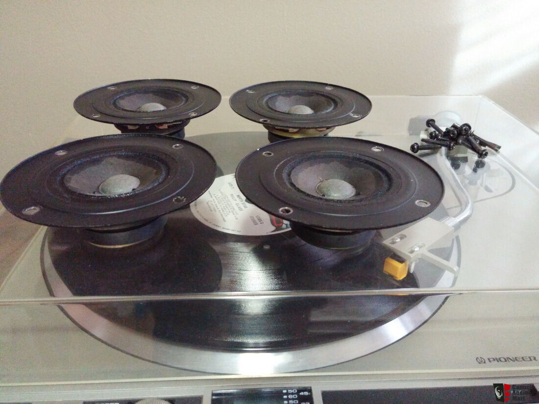 Realistic Nova 7B Tweeters (x4) - 0705Ae 16 ohm - w/ free crossovers ...