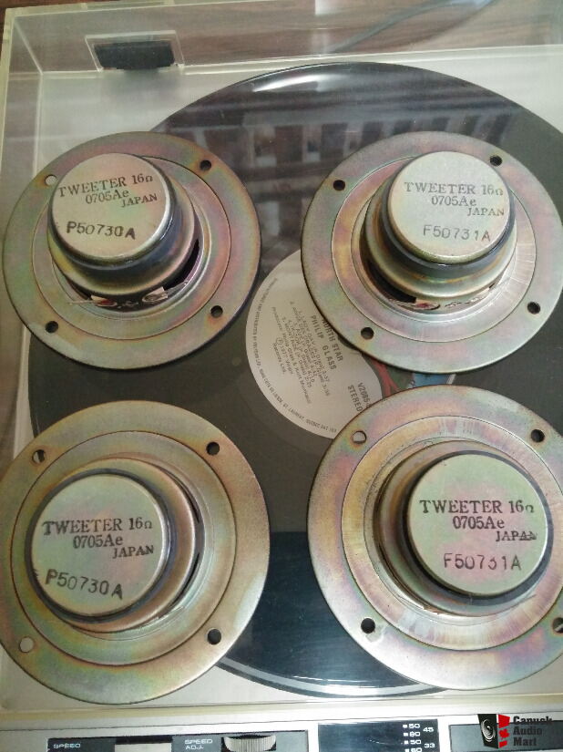 Realistic Nova 7B Tweeters (x4) - 0705Ae 16 ohm - w/ free crossovers ...