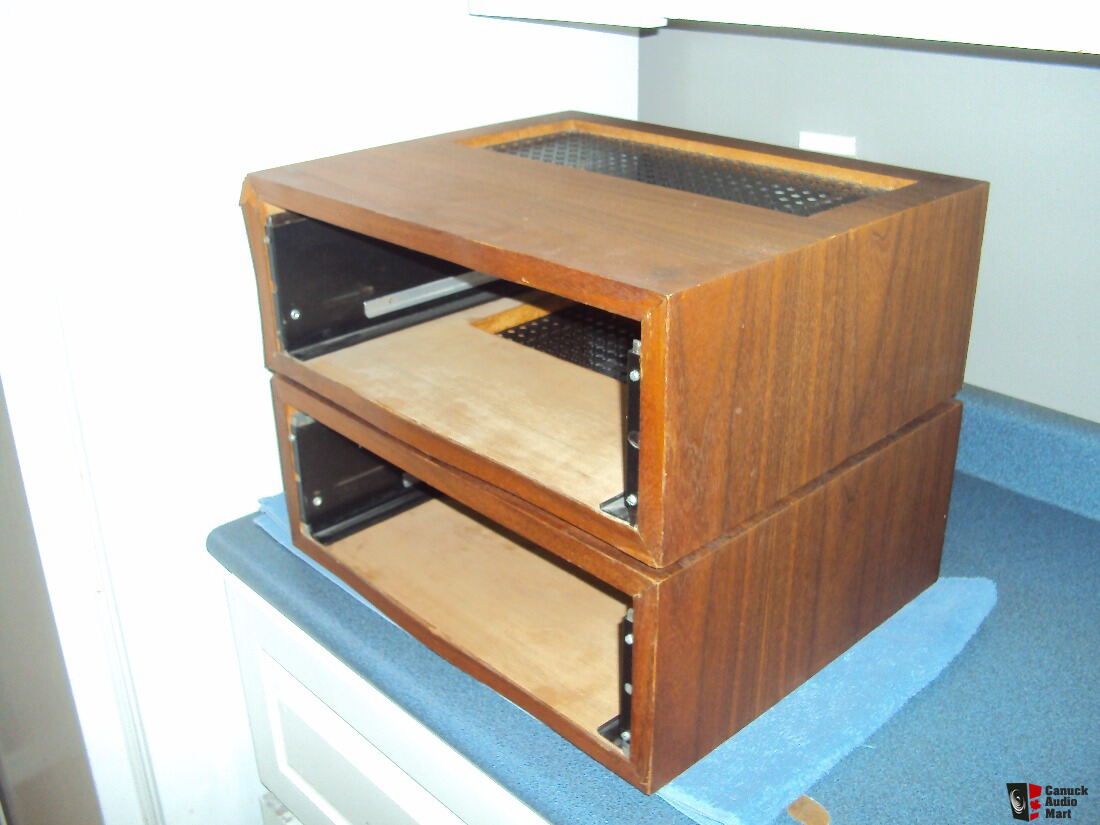 Custom wood cabinets made for Mcintosh equipment with Panlocs for MR71 ...