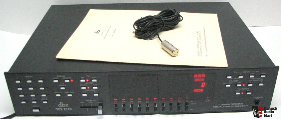 dbx 10/20 Computerized Equalizer / Analizer with Mic & Manual Photo ...