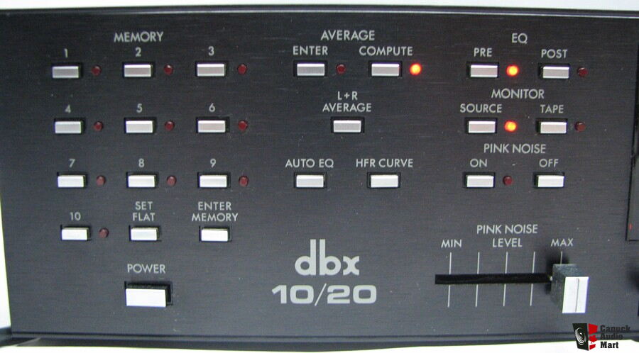 dbx 10/20 Computerized Equalizer / Analizer with Mic & Manual Photo ...