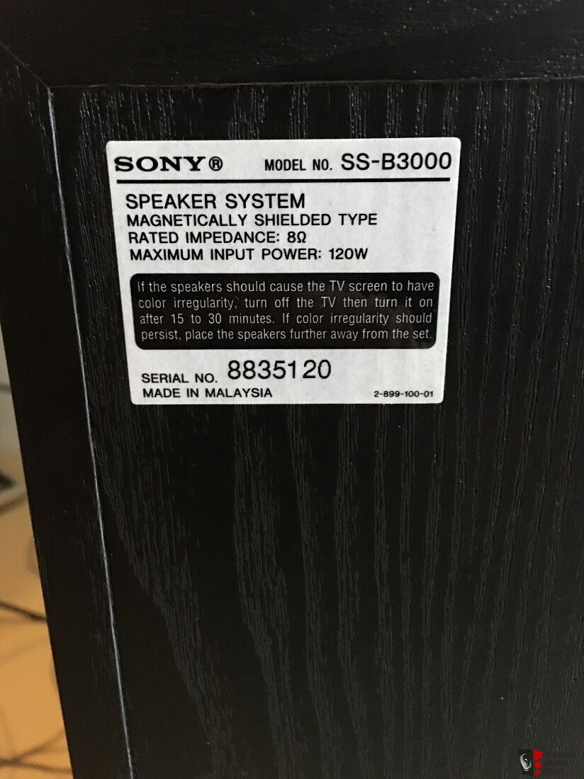 Sony SSB3000 Bookshelf Speakers Photo #1148466 - US Audio Mart