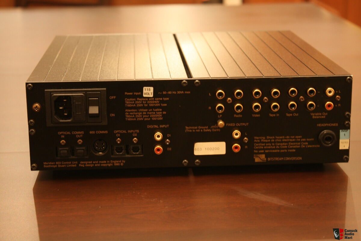 Meridian / Boothroyd Stuart 603 DAC Preamp Photo #1148671 - Aussie ...