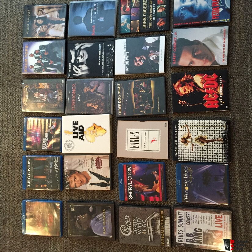 90 Rock Concert DVDs and no charge Sony 400 Blue Ray Disc player For ...