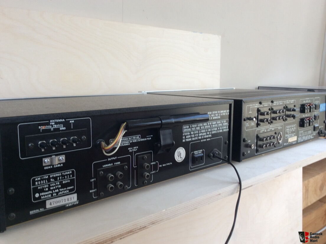 Hitachi HA-610 amp & FT-920 tuner Photo #1149442 - Aussie Audio Mart