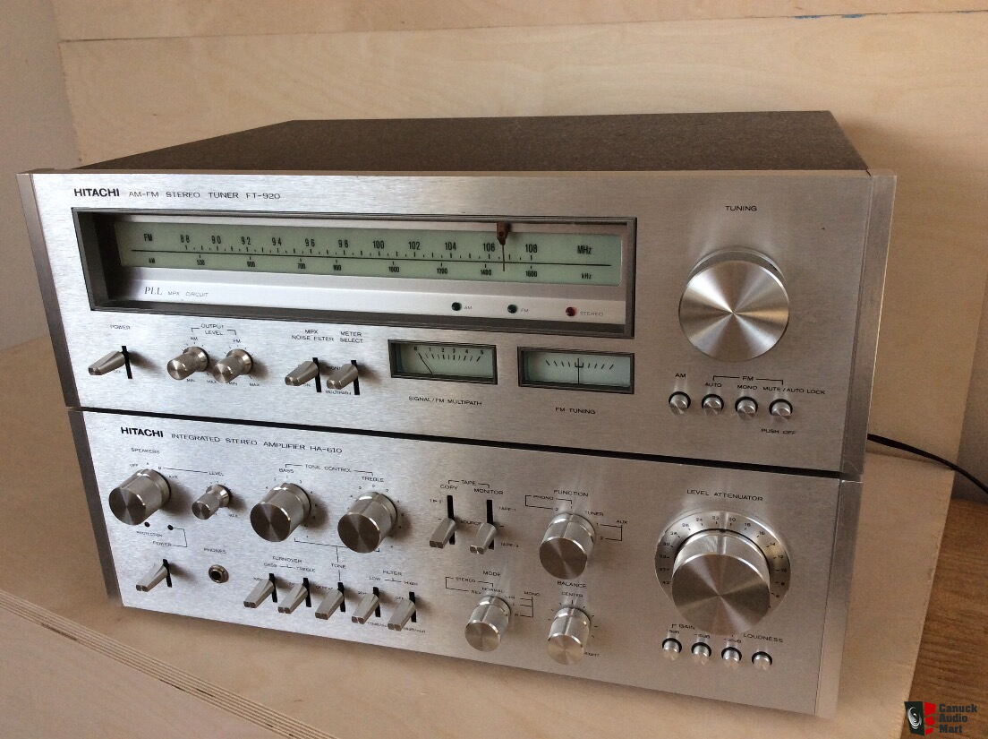 Hitachi HA-610 amp & FT-920 tuner Photo #1149442 - Aussie Audio Mart