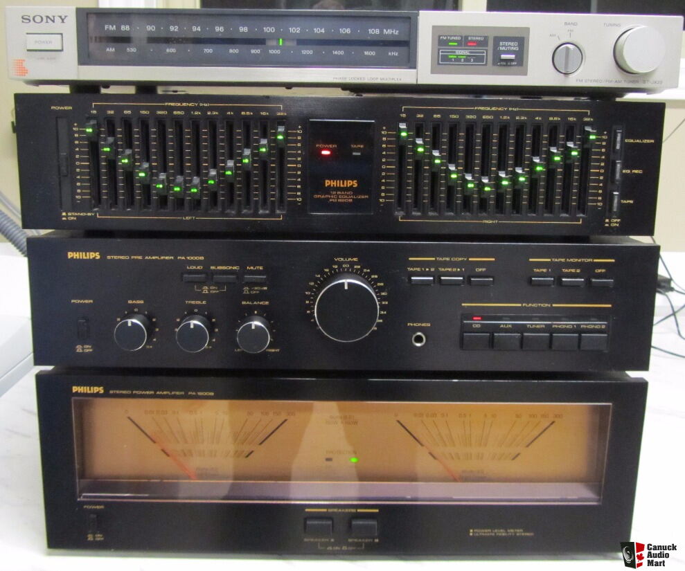 Philips 80's system-Nice Vintage--Amp,PRE,EQUALIZER**SOLD!! Best Offer ...