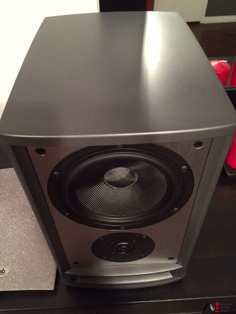 PSB platinum M2 speakers, dark cherry, very good cond. great speakers ...