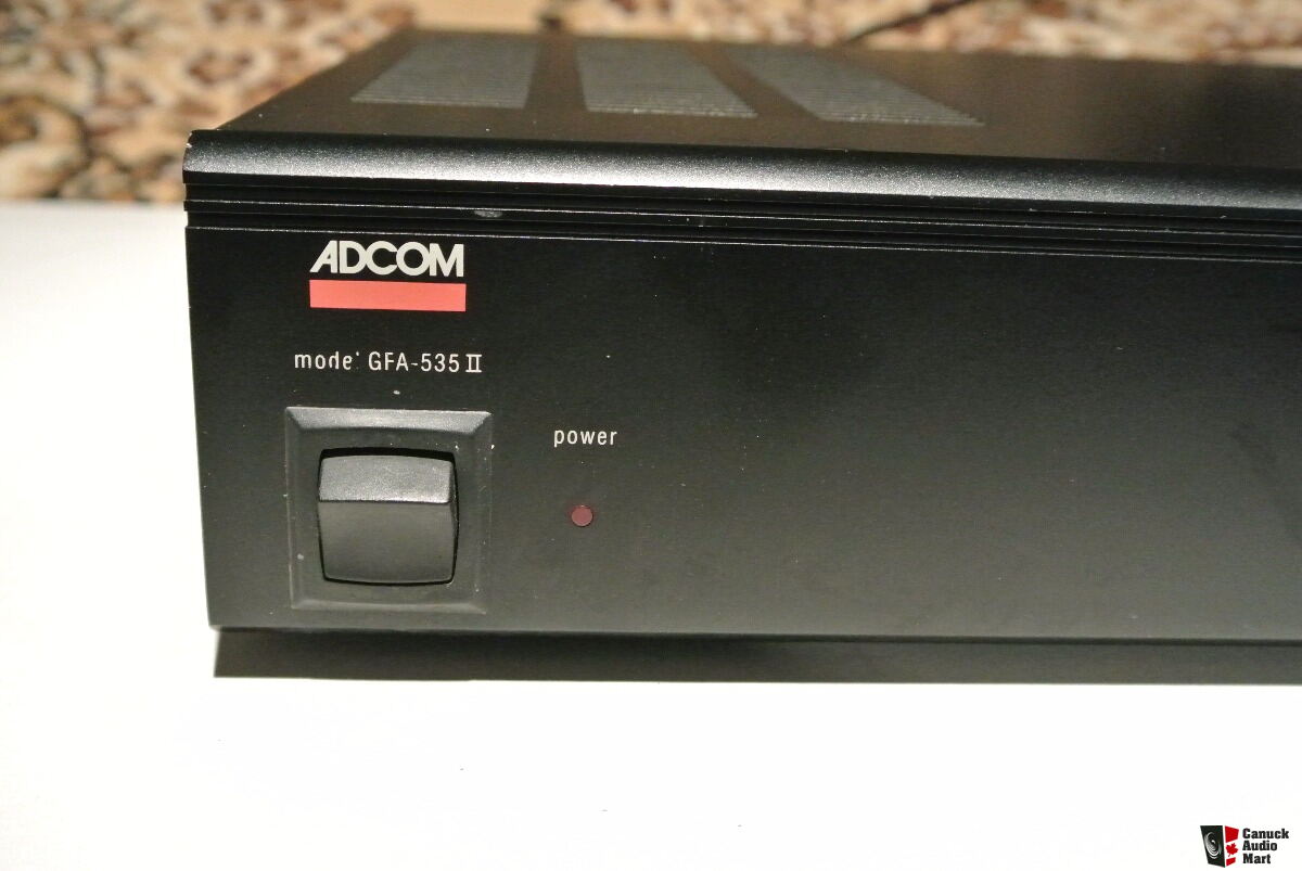 Adcom GFA-535 II Dual Mono Power Amplifier Photo #1153170 - Canuck ...