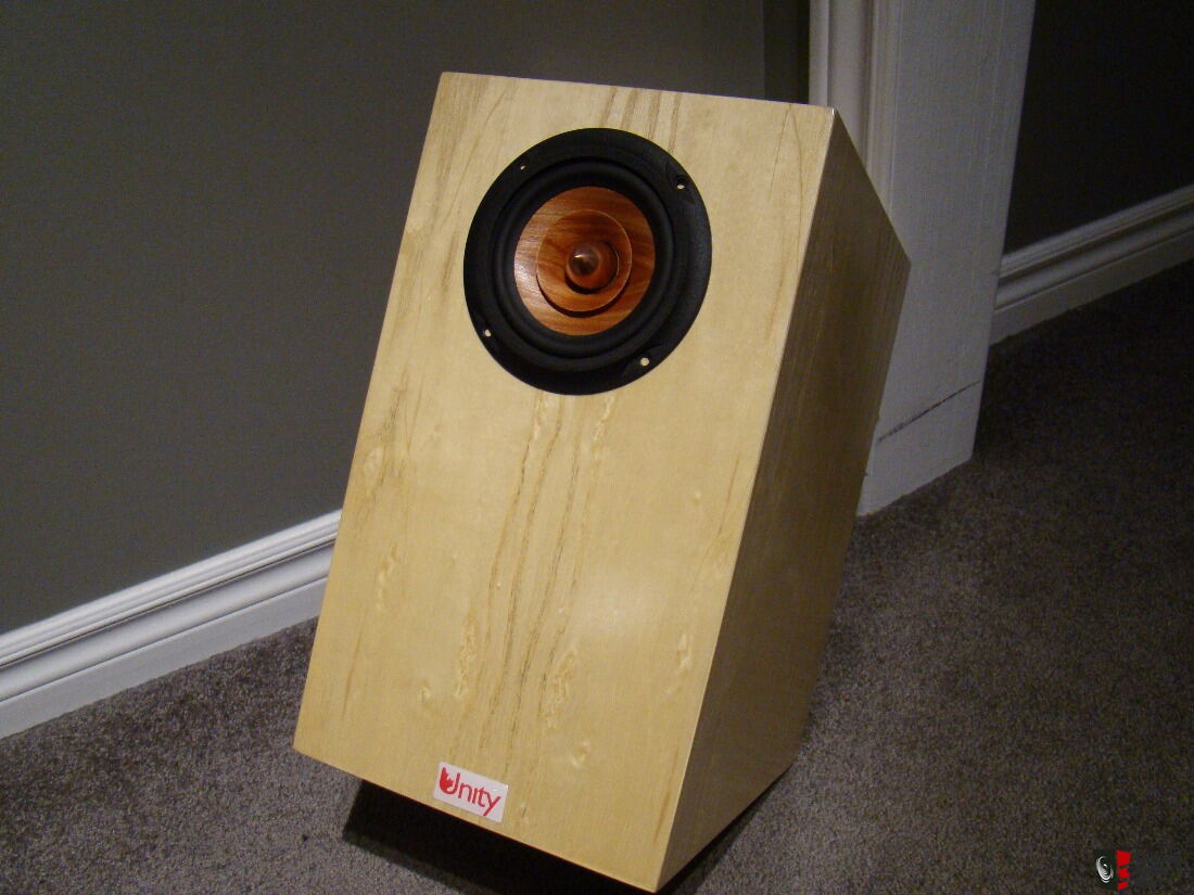 Unity Audio Inner Soul speakers, light ash veneer like maple Photo ...
