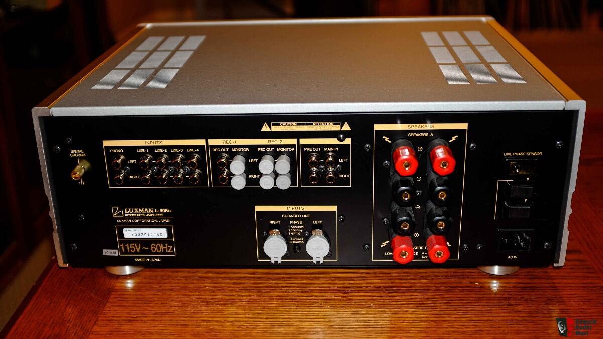 Luxman 505u Integrated Amp - 100WPC with Phono Section Photo #1164543 ...