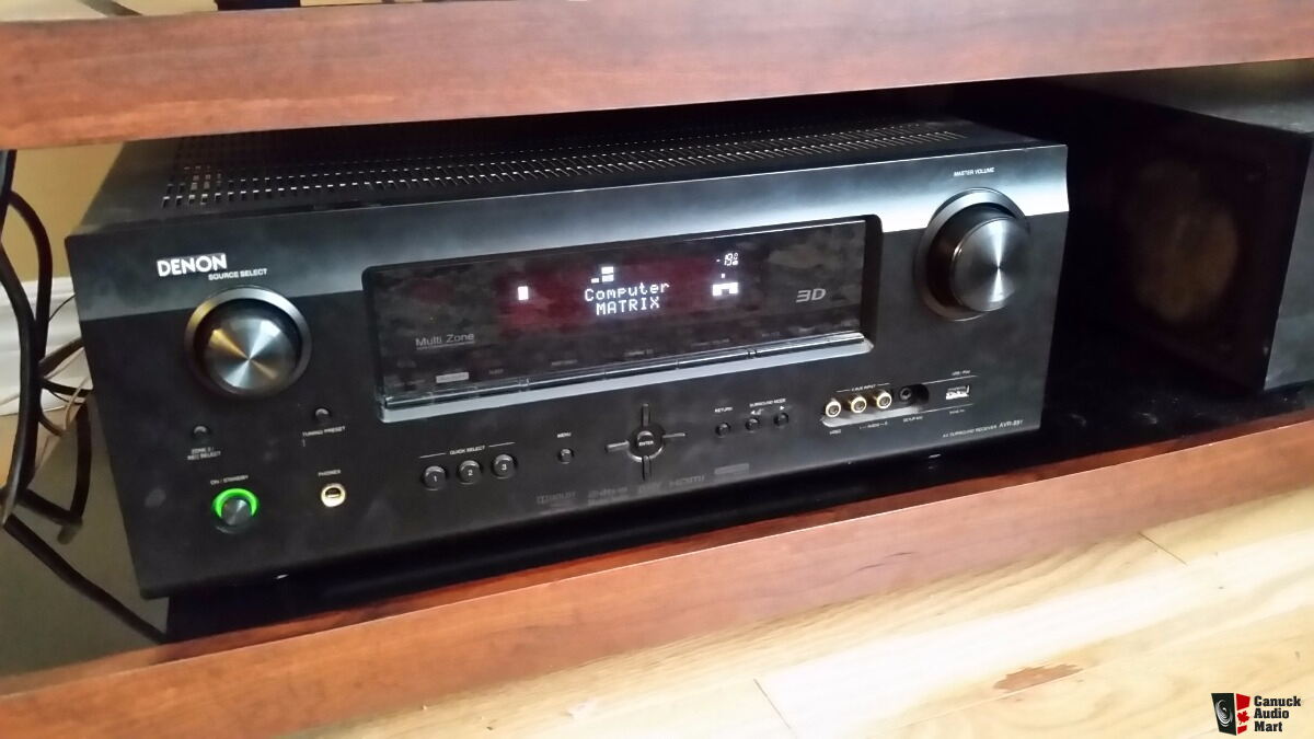 Denon AVR-891 7.2 ||| 7 Channels at 105 Watts per Channel ||| 6 HDMI ...