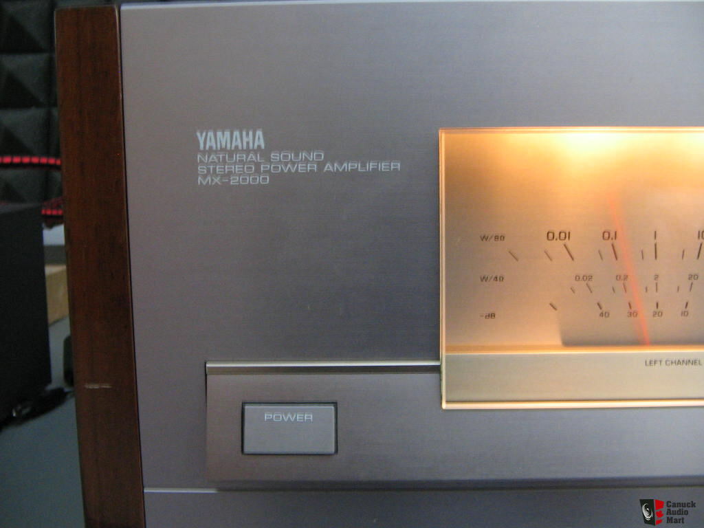 Yamaha Natural Sound MX-2000 Stereo Power Amp - Pure Class A MOSFET ...