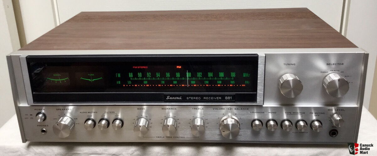 Near Mint Vintage Sansui 881 Top Of The Line Receiver Photo #1178046 ...