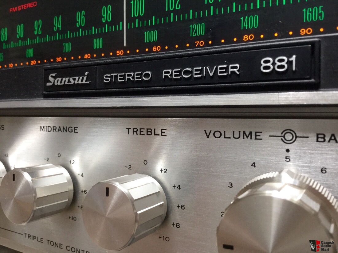 Near Mint Vintage Sansui 881 Top Of The Line Receiver Photo #1178046 ...