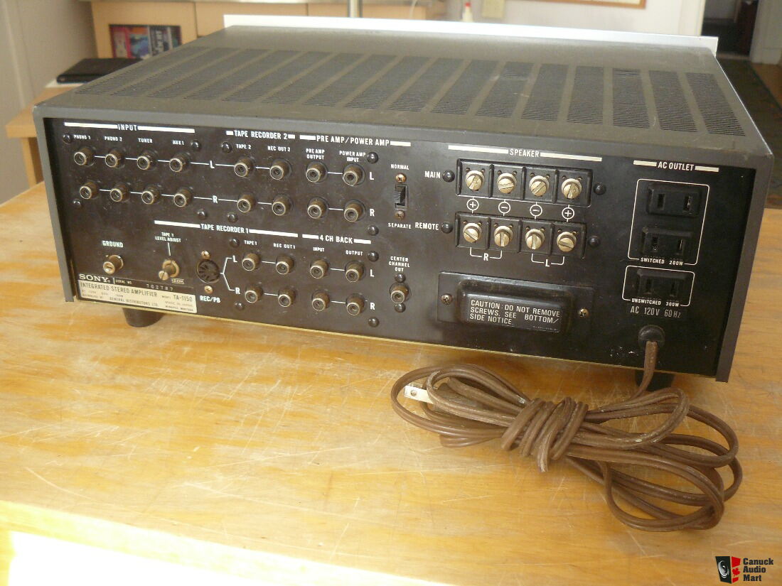 SONY TA-1150 Integrated Amplifier For Sale - US Audio Mart