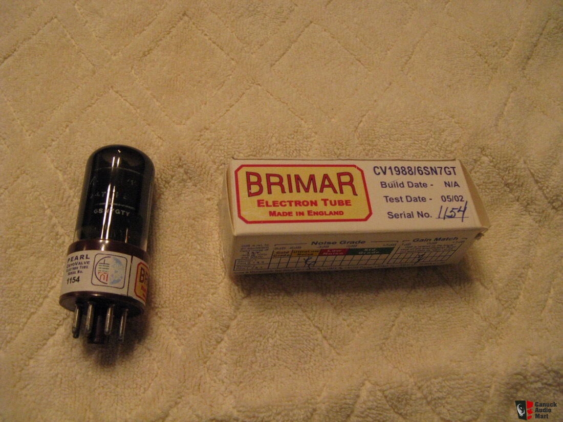 Sale Pending" - 4 Single 6SN7 Assorted Vintage Tubes (Lot of 4) For ...
