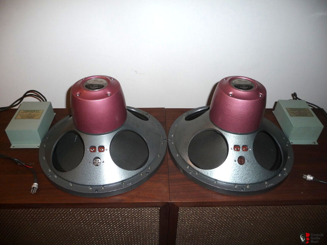 Tannoy Dual Concentric Monitor Red LSU/HF/15L Speakers For Sale ...
