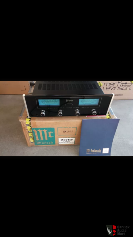 mcintosh MC7150 Power amplifier Photo #1188424 - Canuck Audio Mart