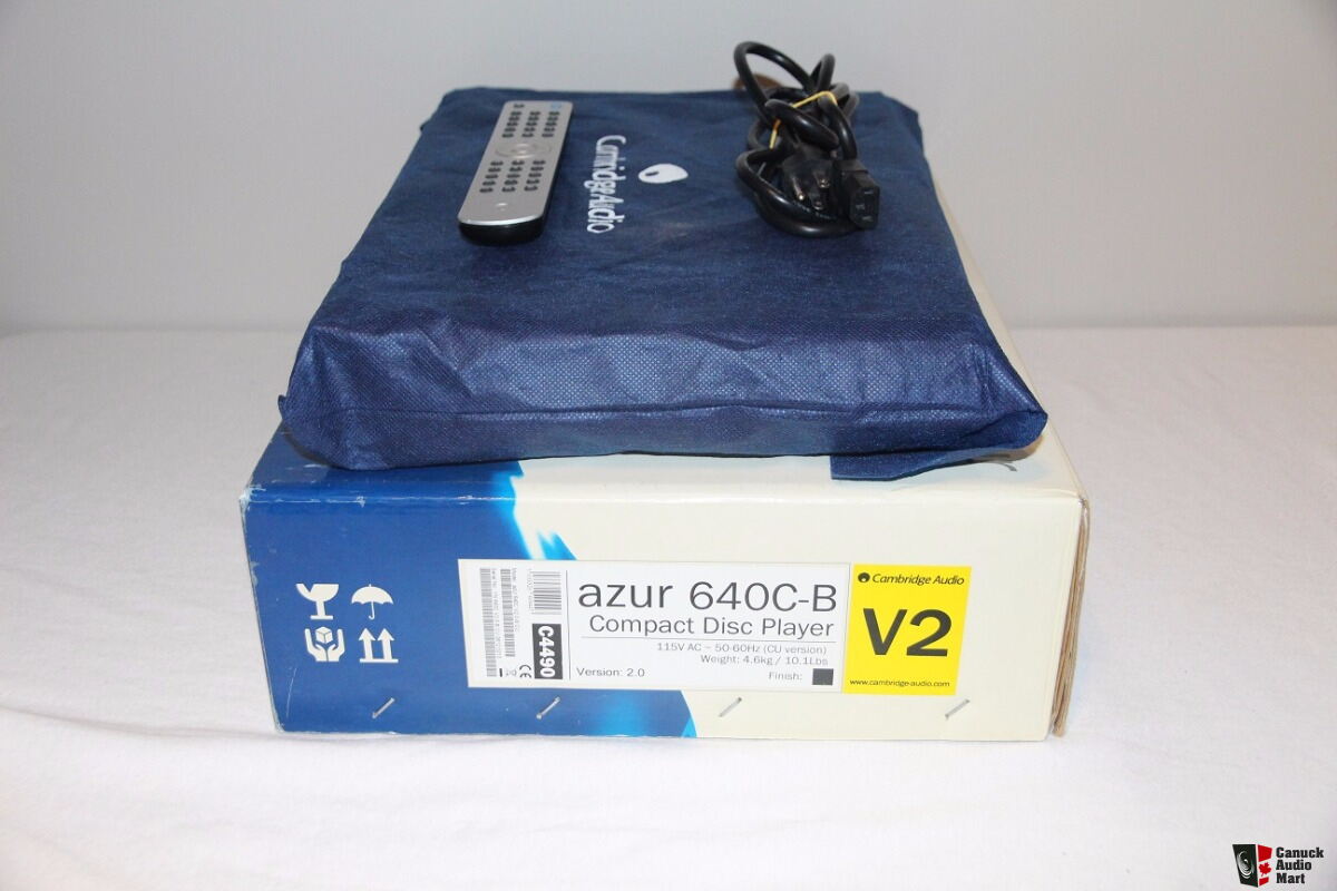 Cambridge Audio Azur 640C V2 - CD Player in Black - Original Box and ...