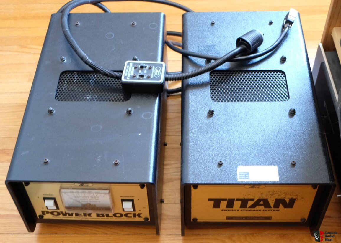 TICE POWER BLOCK & TICE TITAN power conditioner system Photo #1189886 ...