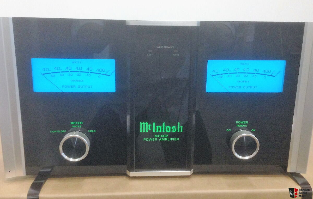 McIntosh Mc402 Power Amplifier. 400 watts/ch. Mint!!! MSRP $7000 USD ...